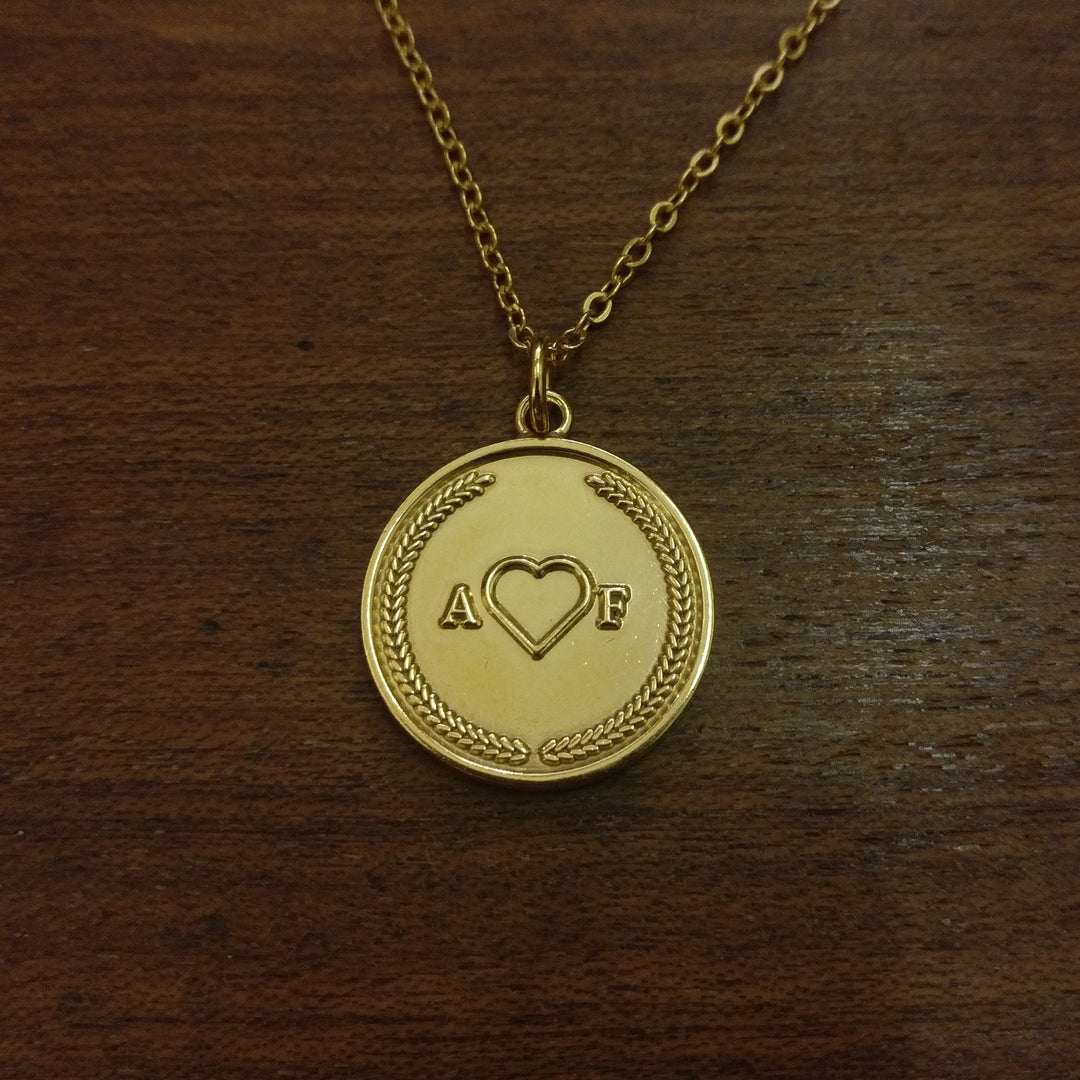 Stoic Amor Fati Gold Plated Pendant Necklace – The Stoic Store