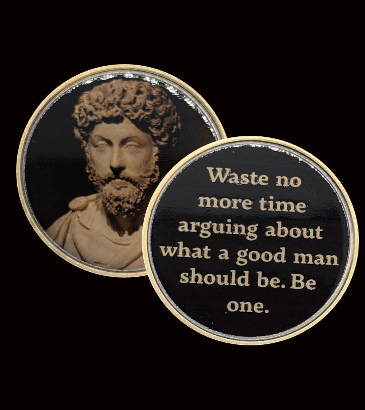 Marcus Aurelius Medallion Stoic Virtue – The Stoic Store